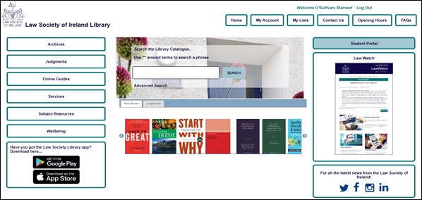 New look Library catalogue